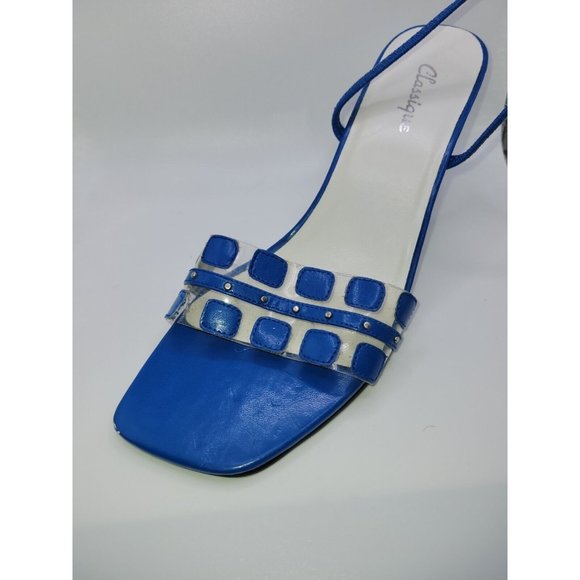 Classique | Shoes | Classique 35 High Heel Wedge Sandal Shoe Size 9w ...